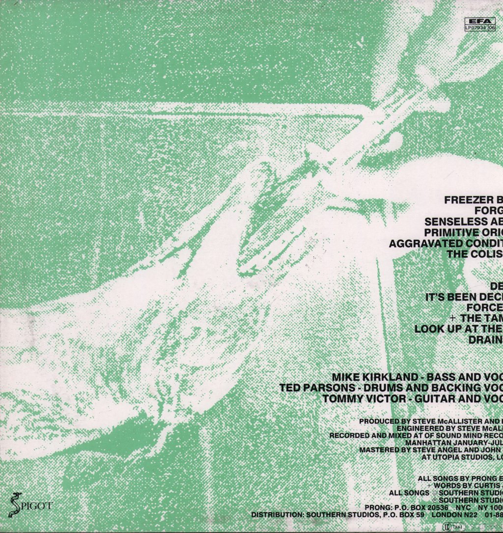 Prong - Force Fed - Lp – Vinyl Tap
