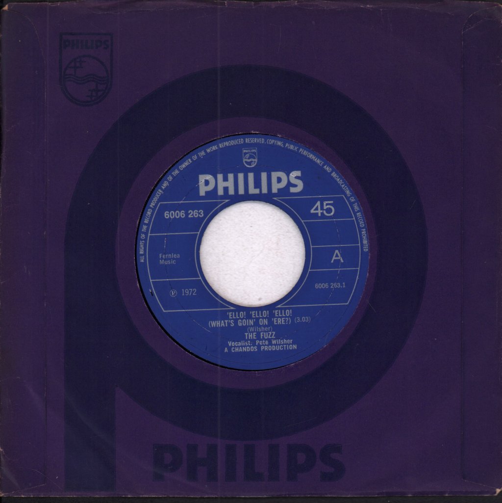 Fuzz (70'S Group) - Ello Ello Ello - 7 Inch – Vinyl Tap
