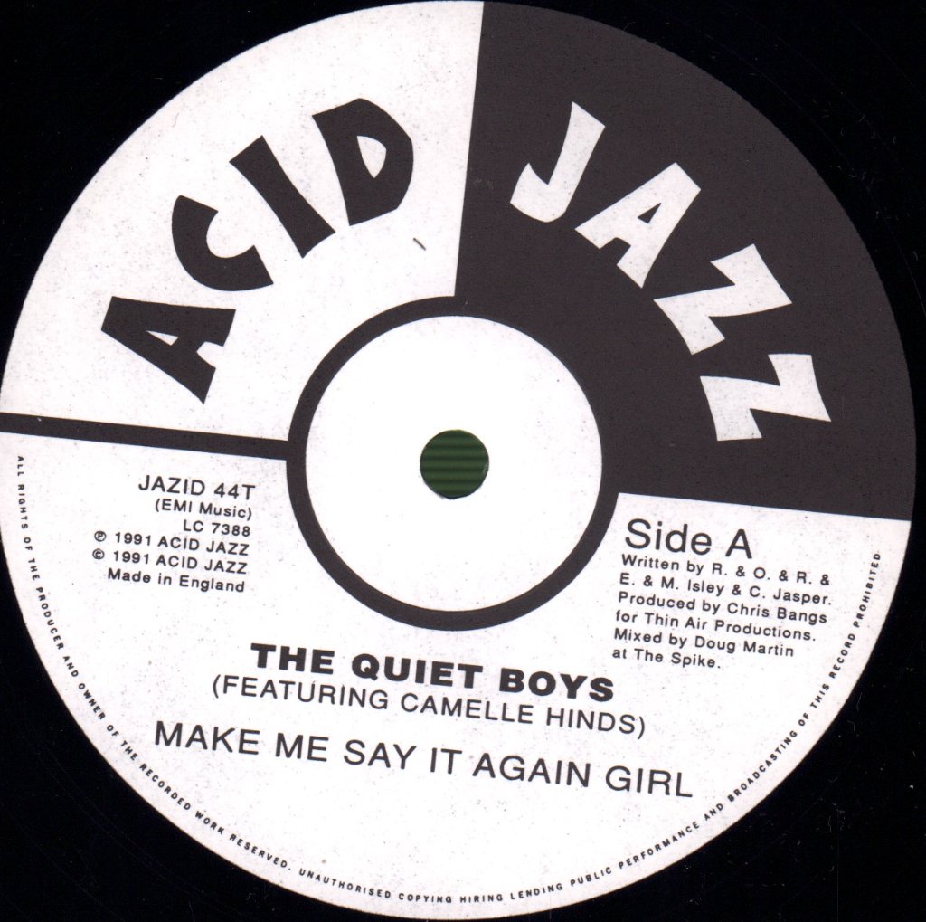 Quiet Boys - Make Me Say It Again Girl - 12 Inch – Vinyl Tap