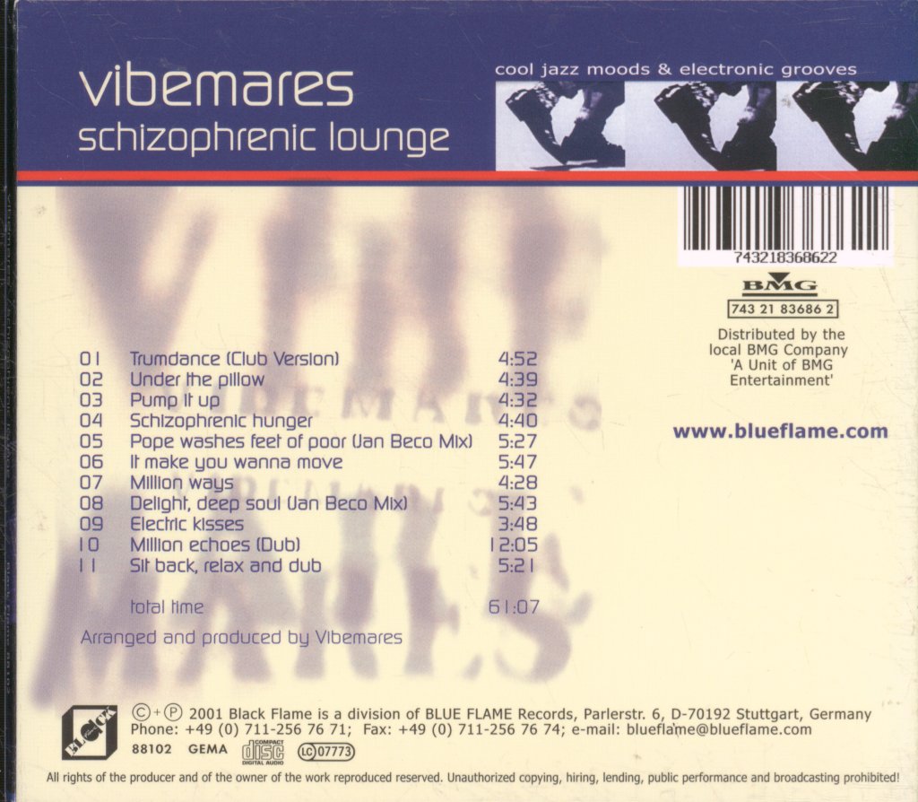 Vibemares - Schizophrenic Lounge - Cd – Vinyl Tap