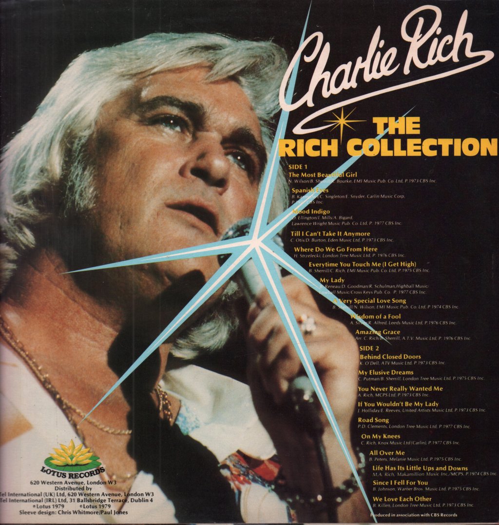Charlie Rich - Rich Collection - Lp – Vinyl Tap