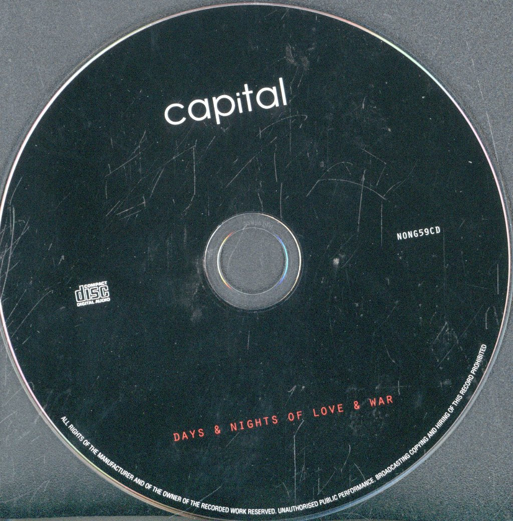 Capital - Days & Nights Of Love & War - Cd – Vinyl Tap