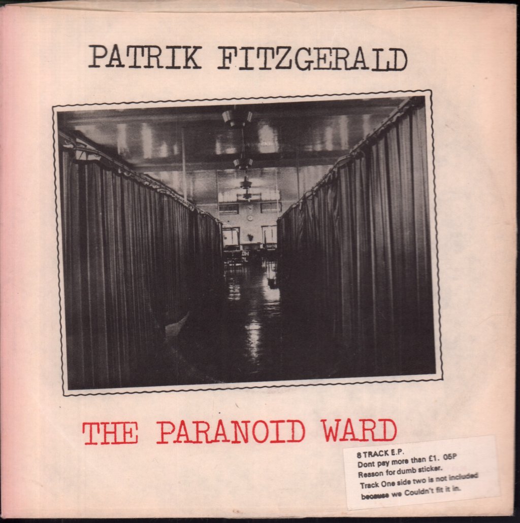 Patrik Fitzgerald - Paranoid Ward - 7 Inch – Vinyl Tap