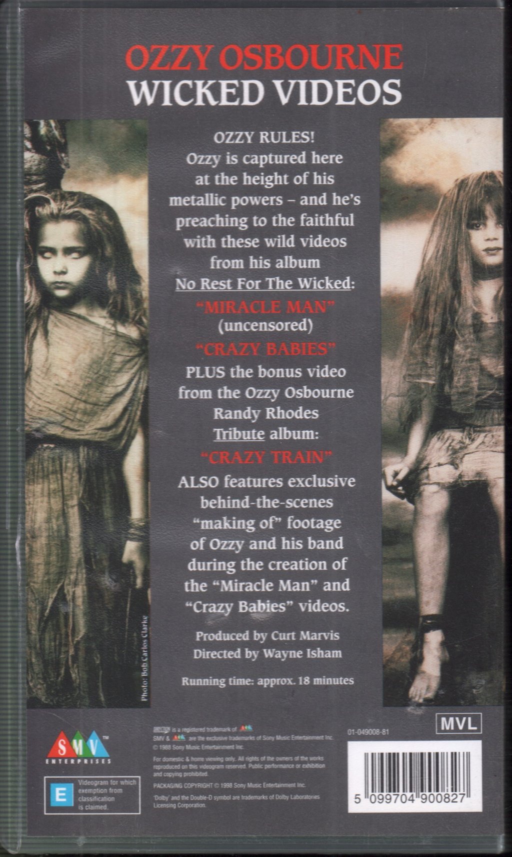 Ozzy Osbourne - Wicked Videos - Video – Vinyl Tap