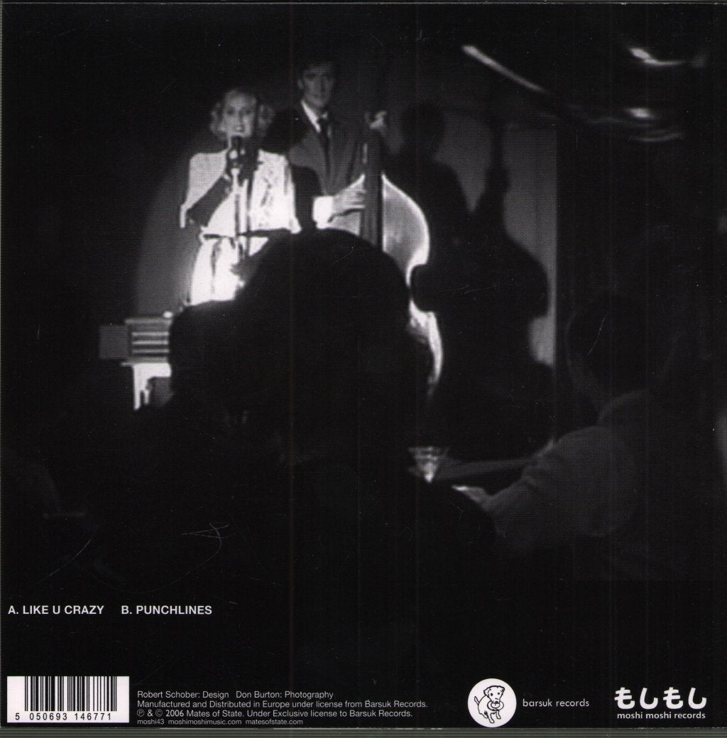 Mates Of State - Like U Crazy - 7 Inch – Vinyl Tap