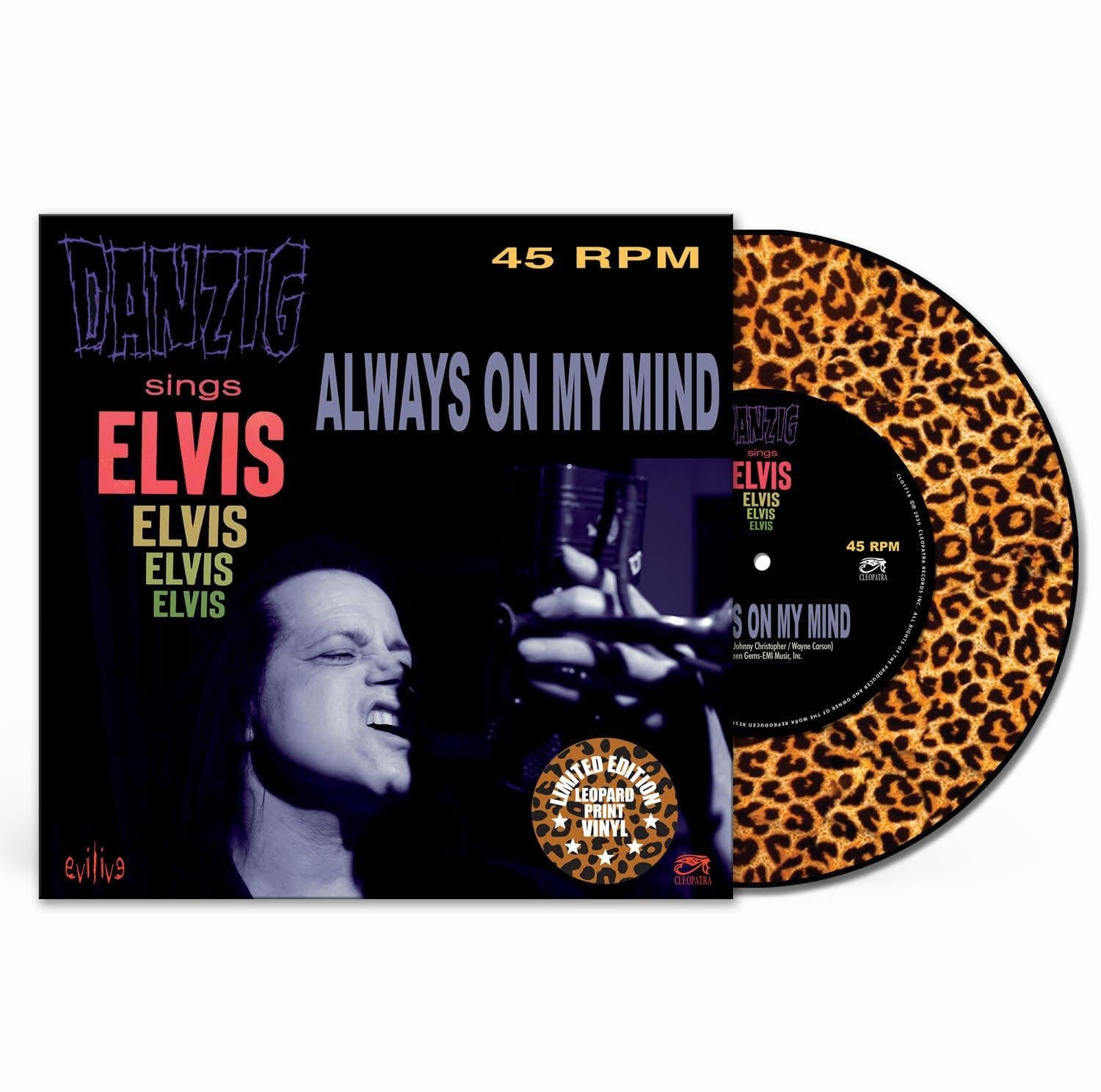 Danzig - Always On My Mind (Coloured Vinyl 7 Singles) - 7 Inch – Vinyl Tap