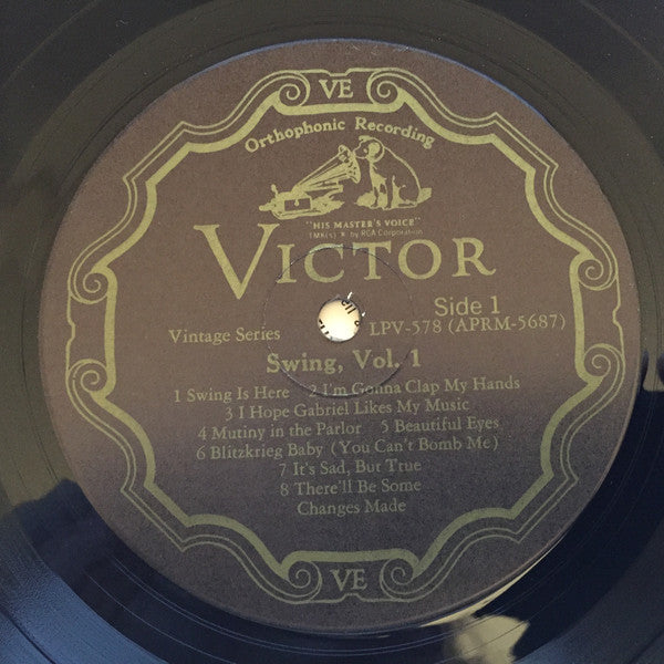 Various Artists - Swing Vol.1 - Lp – Vinyl Tap