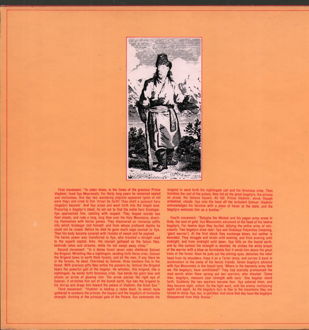 Vienna State Opera Orchestra / Hermann Scherchen - Gliere - "Ilya Mour ...