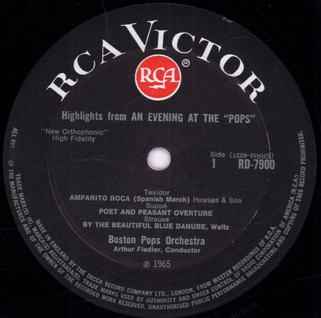 Boston Pops Orchestra - Highlights From An Evening At The Pops - Lp ...