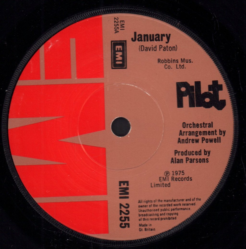 Pilot - January - 7 Inch – Vinyl Tap