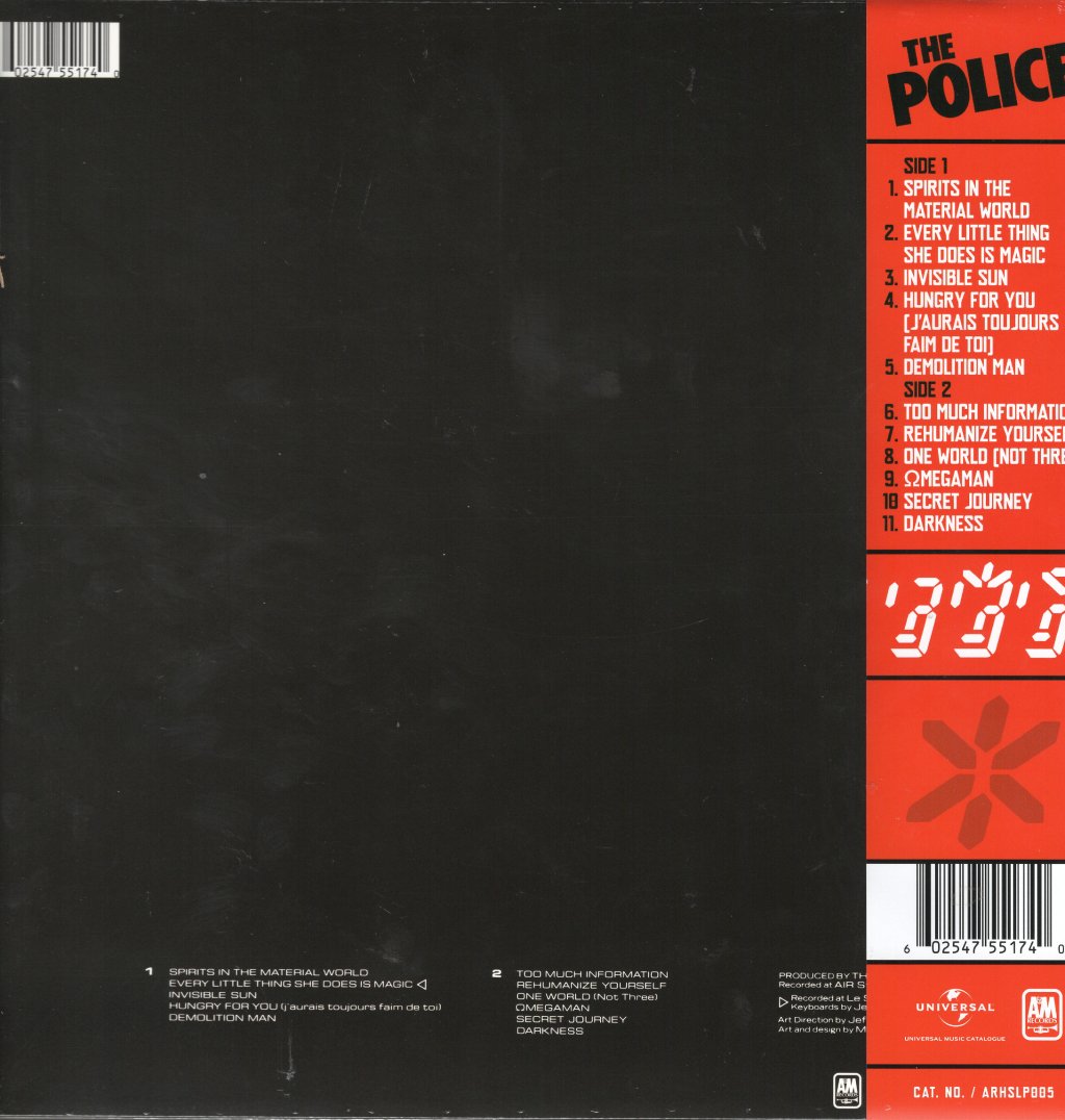 Police - Ghost In The Machine - Lp – Vinyl Tap