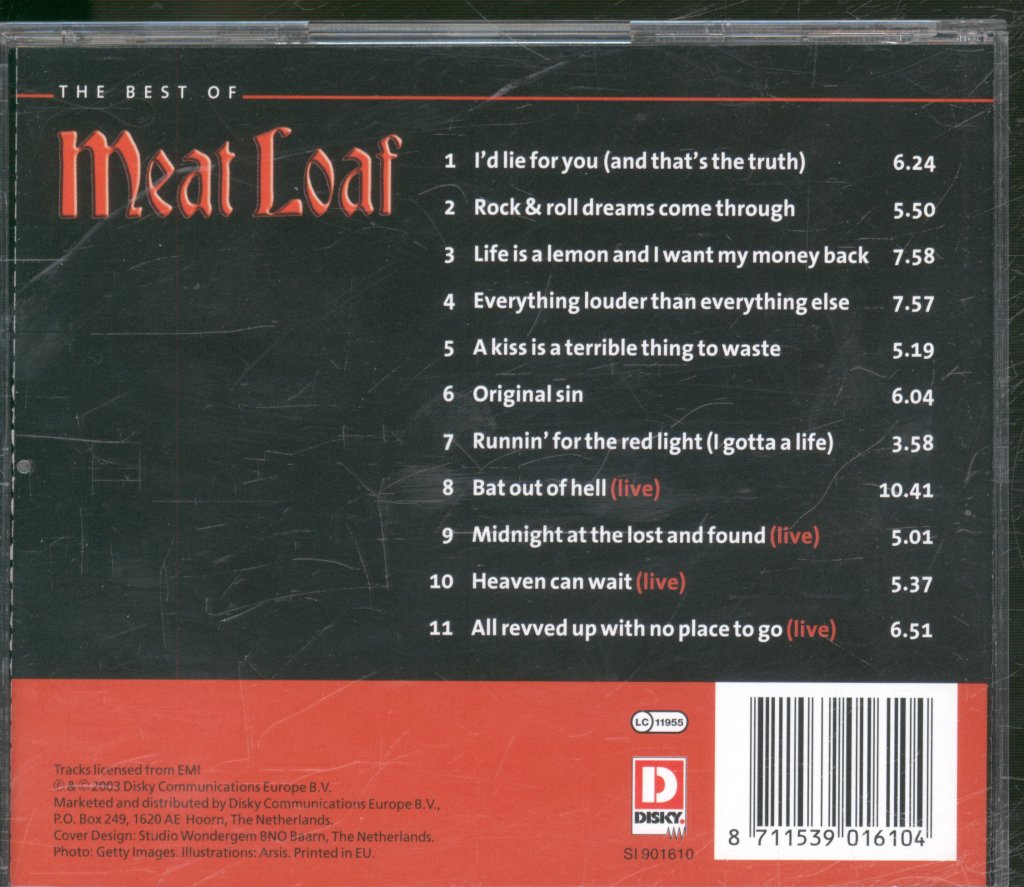Meat Loaf - Best Of Meat Loaf - Cd – Vinyl Tap