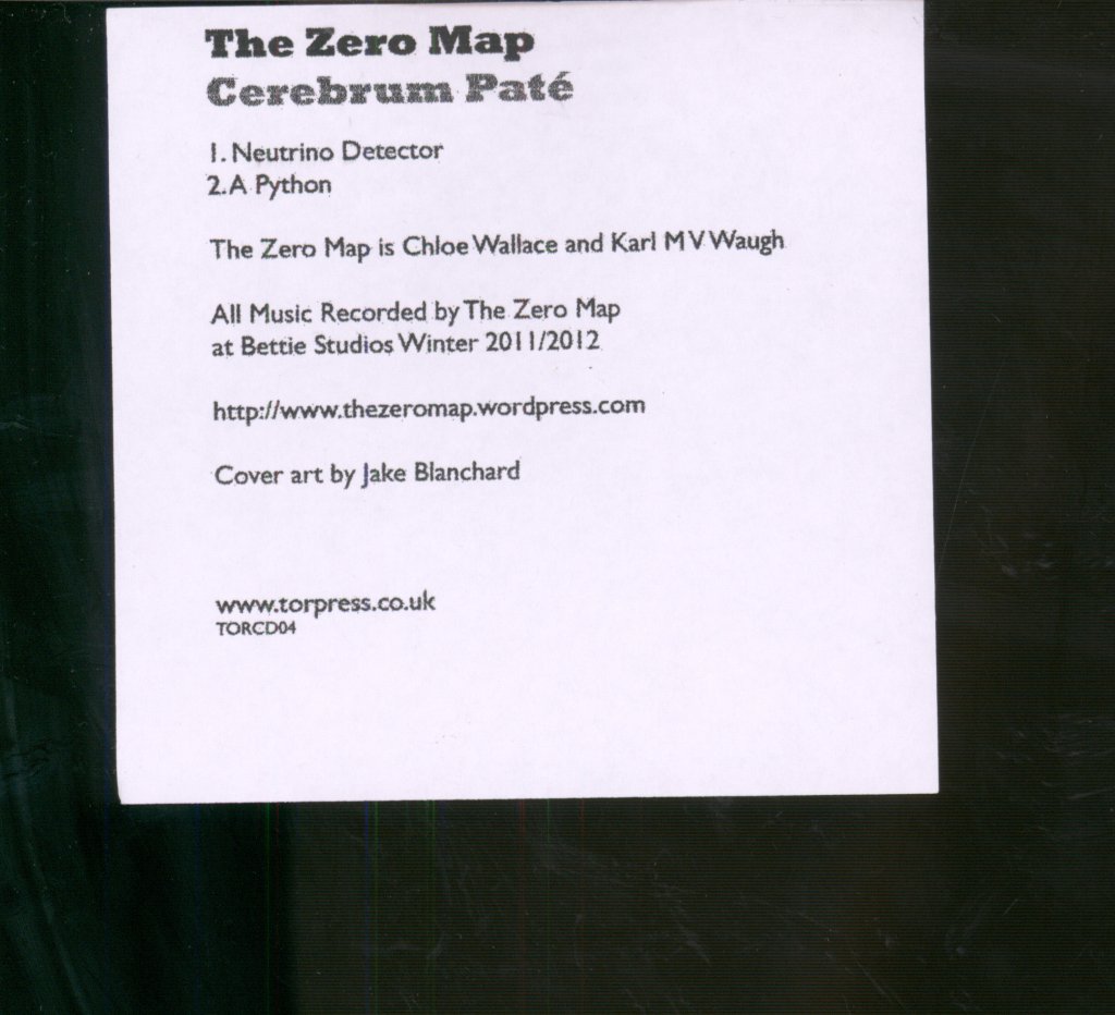 Zero Map - Cerebrum Paté - Cdr – Vinyl Tap