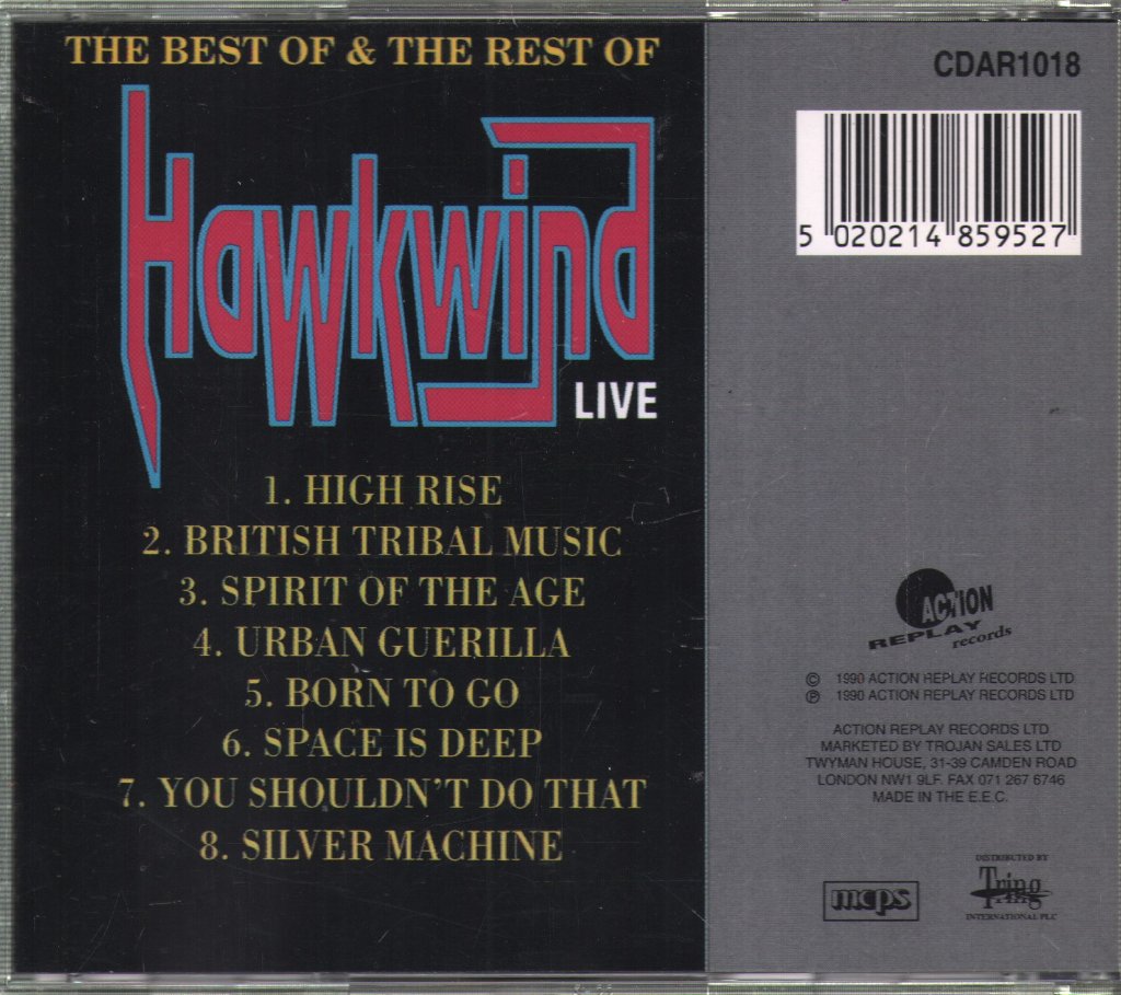 Hawkwind - Best Of & The Rest Of - Cd – Vinyl Tap