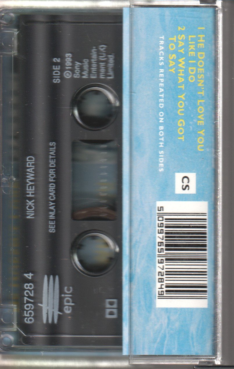 Nick Heyward - He Doesn't Love You Like I Do - Cassette – Vinyl Tap