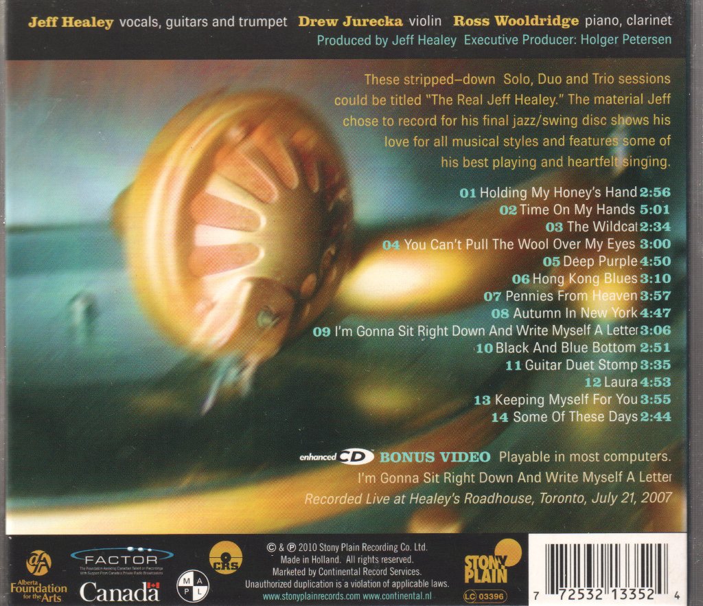 Jeff Healey - Last Call - Cd – Vinyl Tap