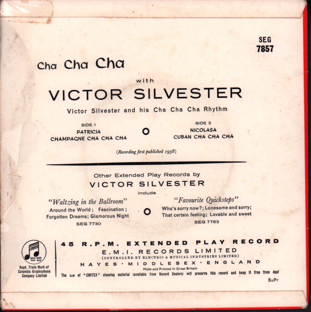 Victor Silvester - Cha Cha Cha - 7 Inch – Vinyl Tap