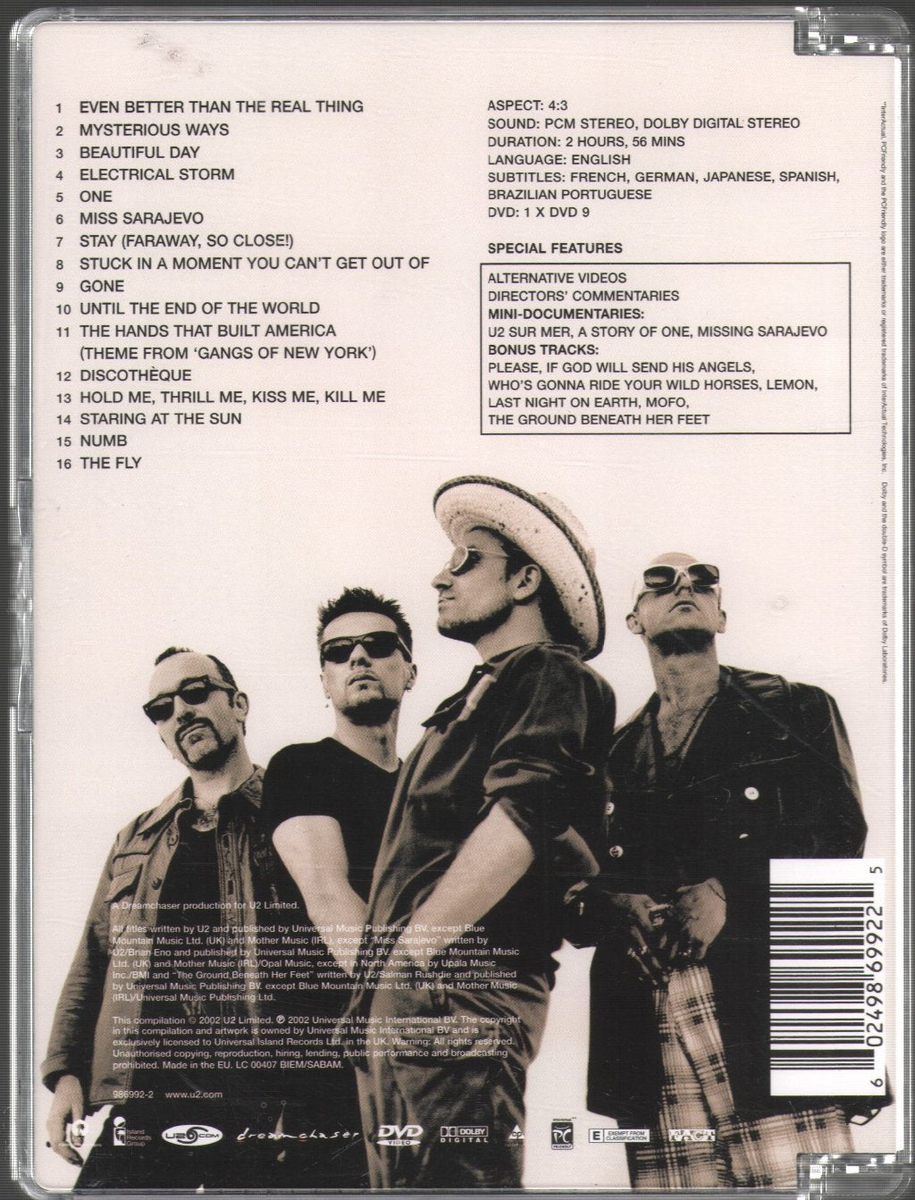 U2 - Best Of 1990-2000 - Dvd – Vinyl Tap