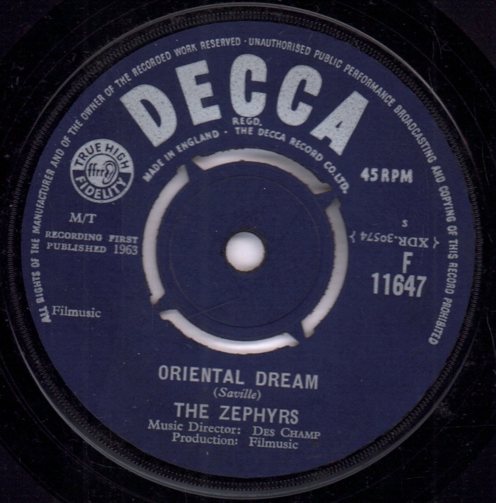 Zephyrs (60'S Group) - What's All That About - 7 Inch – Vinyl Tap