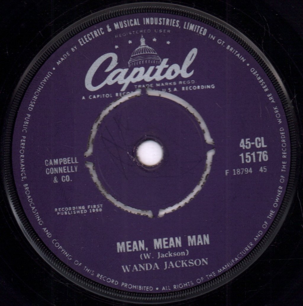 Wanda Jackson - Mean Mean Man - 7 Inch – Vinyl Tap