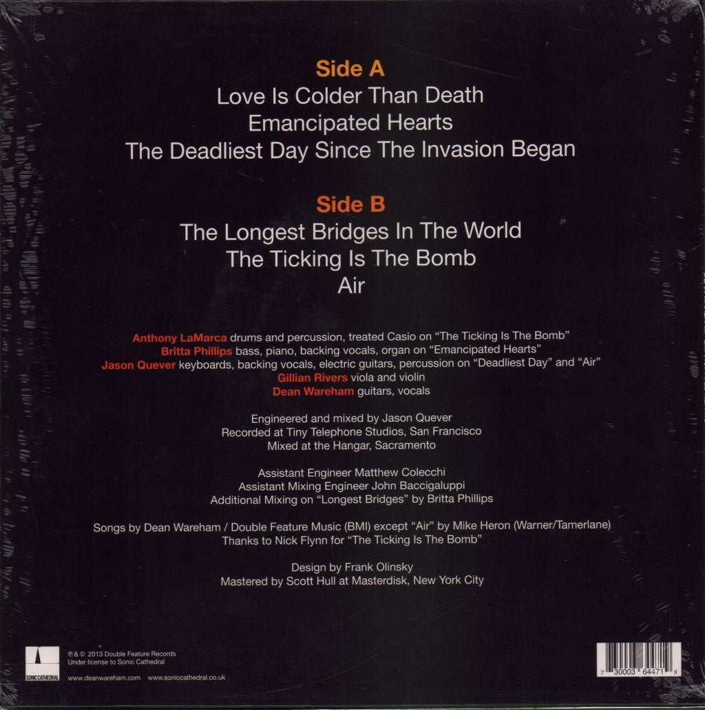 Dean Wareham - Emancipated Hearts - 10 Inch – Vinyl Tap