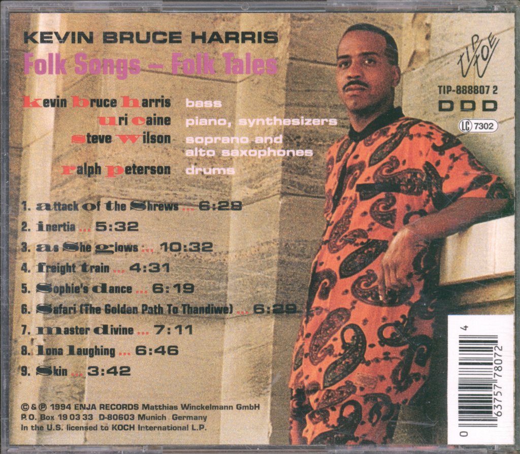 Kevin Bruce Harris - Folk Songs - Folk Tales - Cd – Vinyl Tap