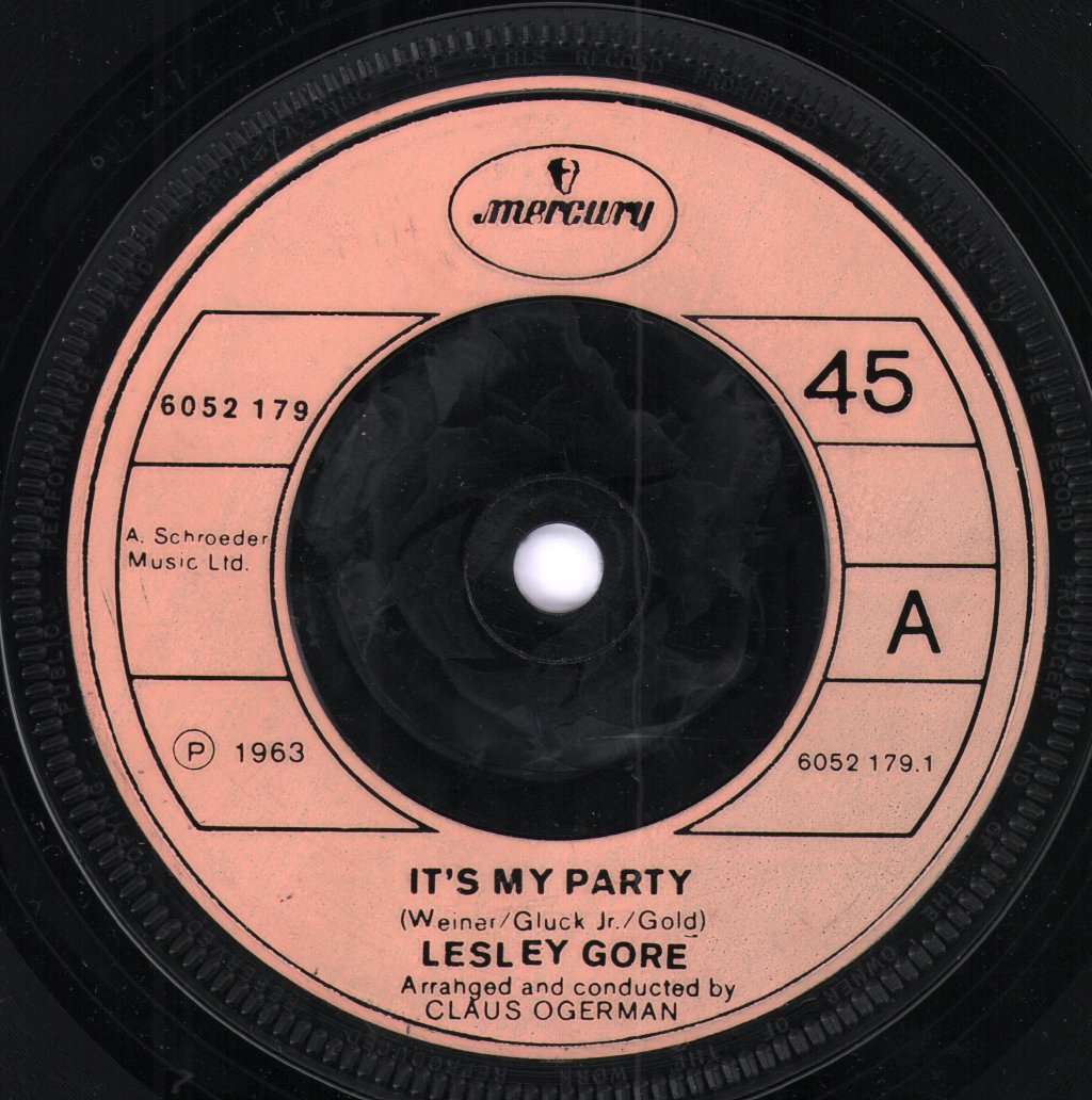 Lesley Gore - It's My Party - 7 Inch – Vinyl Tap