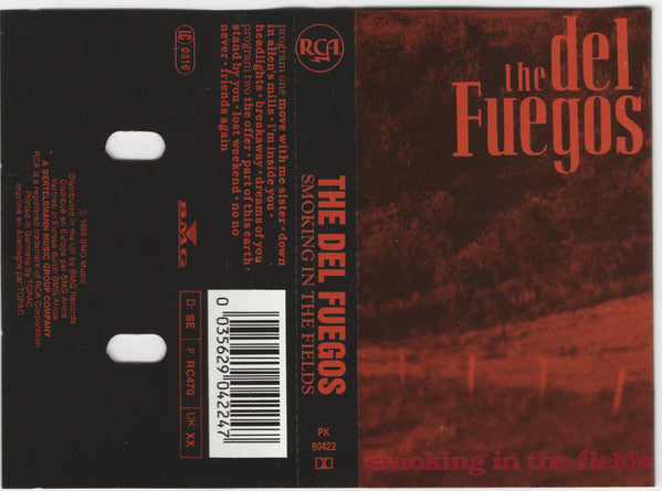 Del Fuegos - Smoking In The Fields - Cassette – Vinyl Tap