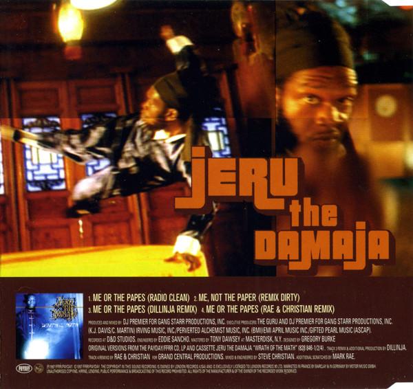 Jeru The Damaja - Me Or The Papes - Cd – Vinyl Tap