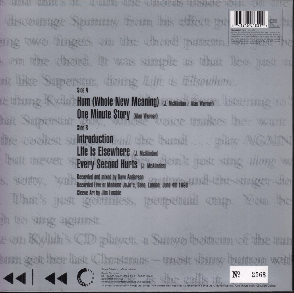 Superstar Vs. Alan Warner - Sound Clash - 10 Inch – Vinyl Tap