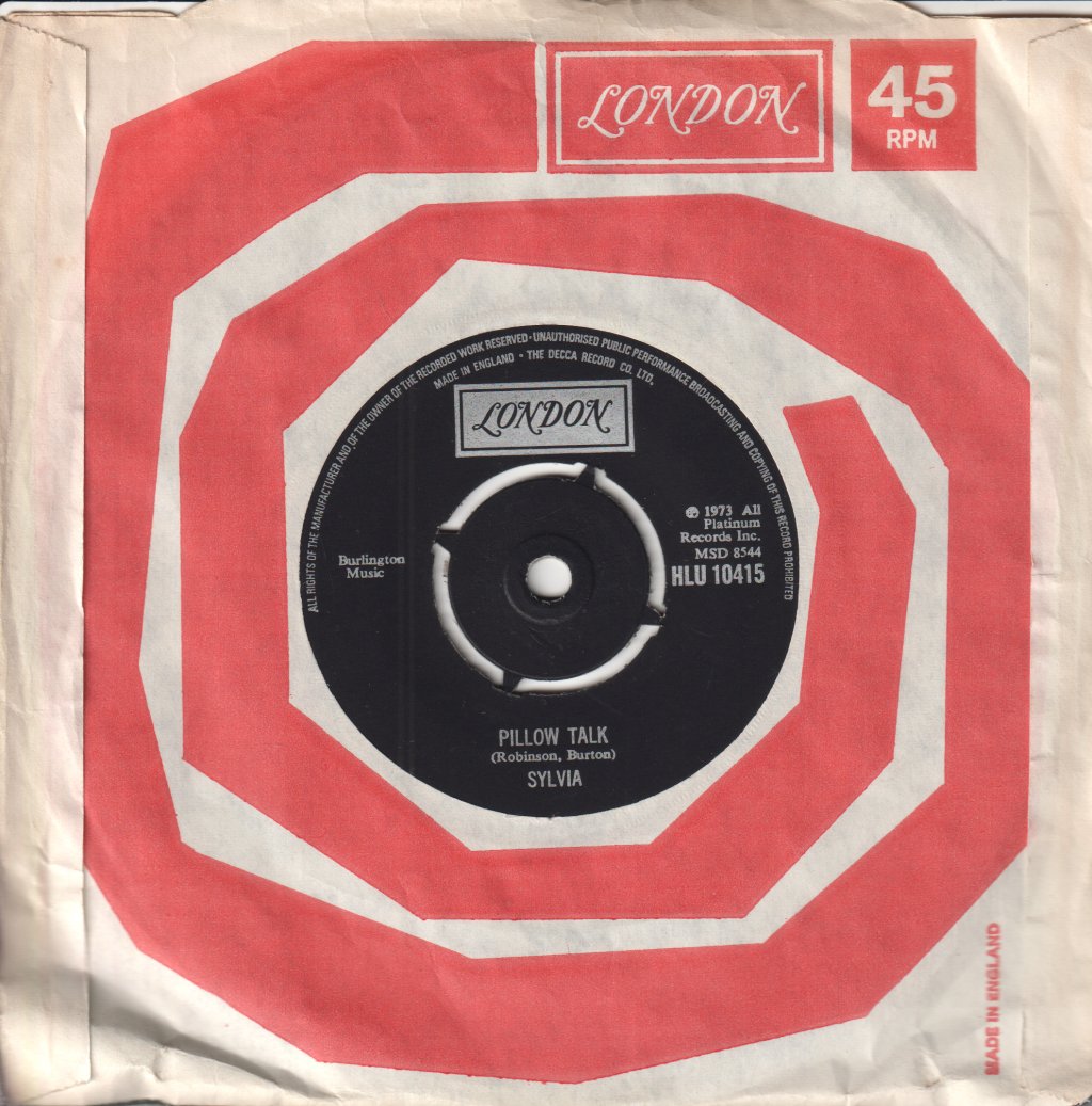 Sylvia (70'S Artist) - Pillow Talk - 7 Inch – Vinyl Tap