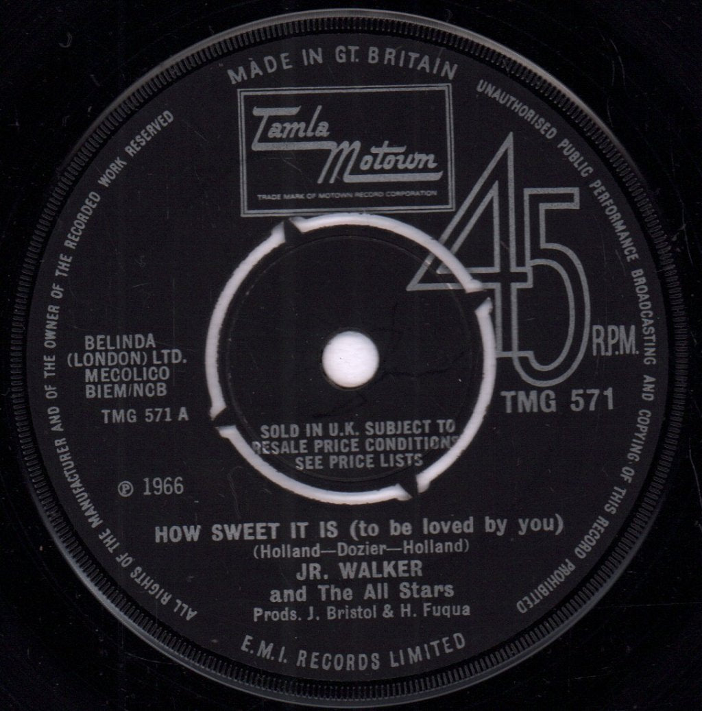 Junior Walker And The All Stars - How Sweet It Is - 7 Inch – Vinyl Tap