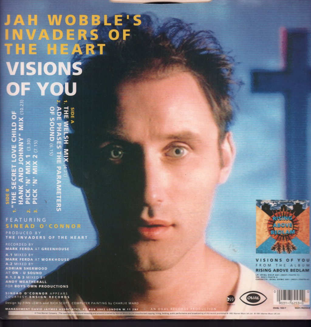 Jah Wobble's Invaders Of The Heart - Visions Of You - 12 Inch – Vinyl Tap