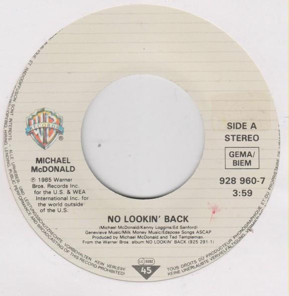 Michael McDonald - No Lookin' Back - 7 Inch – Vinyl Tap