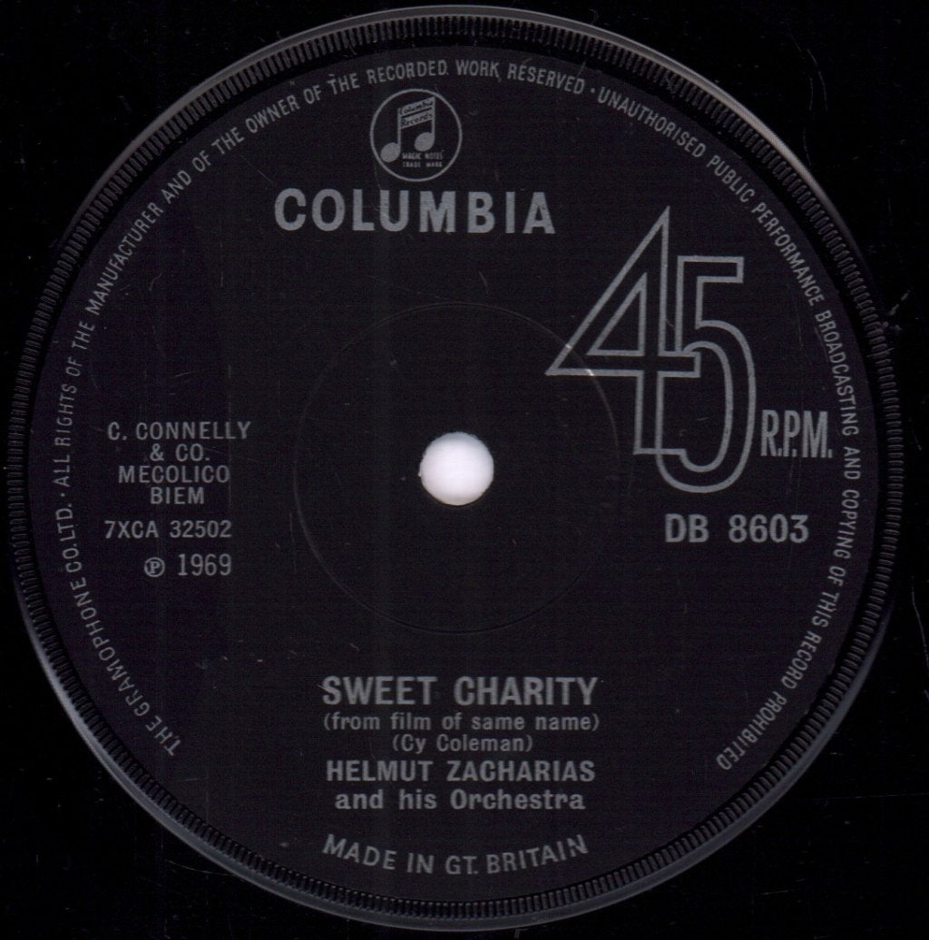 Helmut Zacharias And His Orchestra - Isadora - 7 Inch – Vinyl Tap