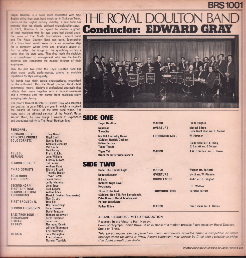 Royal Doulton Band - Royal Doulton Band - Lp – Vinyl Tap