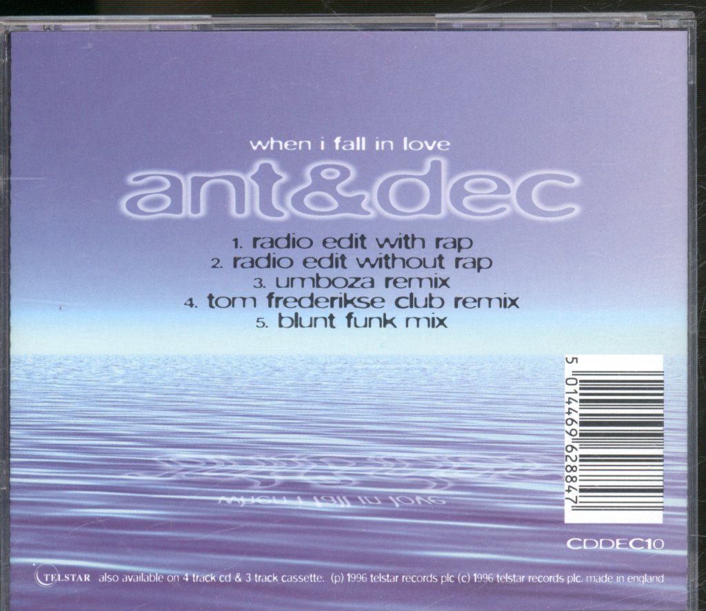 Ant And Dec - When I Fall In Love - Cd – Vinyl Tap