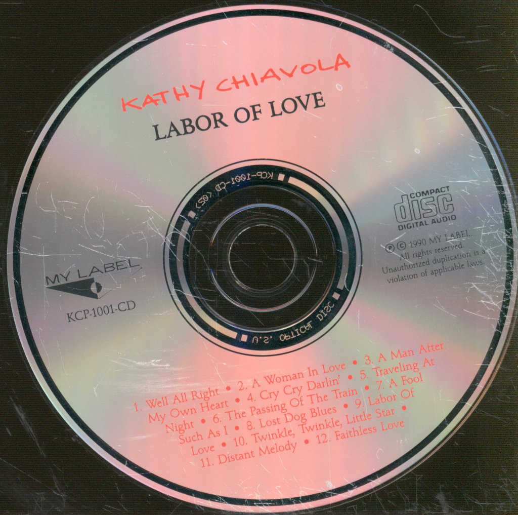 Kathy Chiavola - Labor of Love - Cd – Vinyl Tap