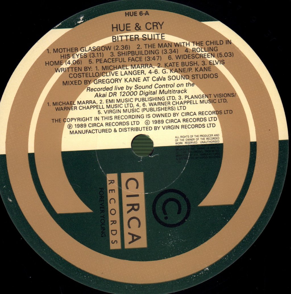 Hue And Cry - Bitter Suite - Double Lp – Vinyl Tap