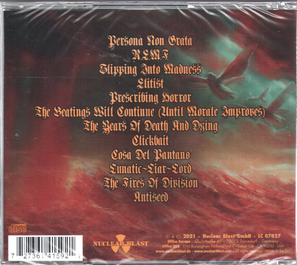 Exodus - Persona Non Grata - Cd – Vinyl Tap