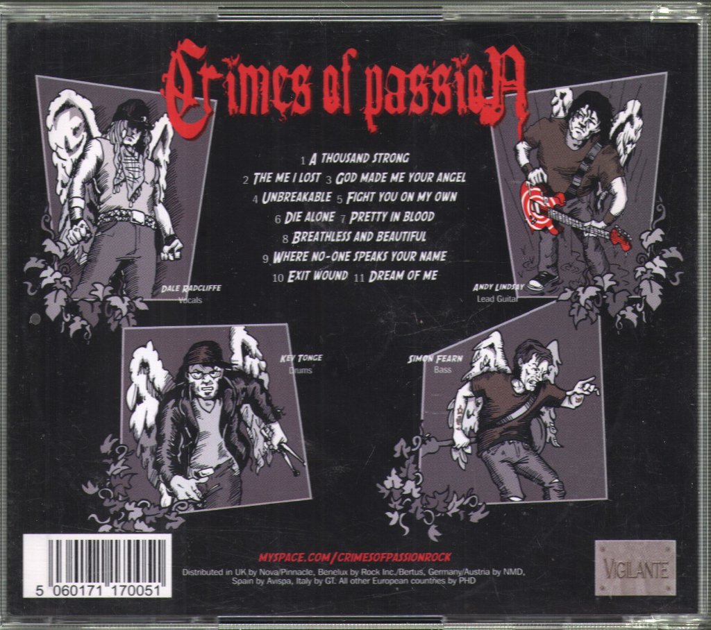 Crimes Of Passion - Crimes Of Passion - Cd – Vinyl Tap