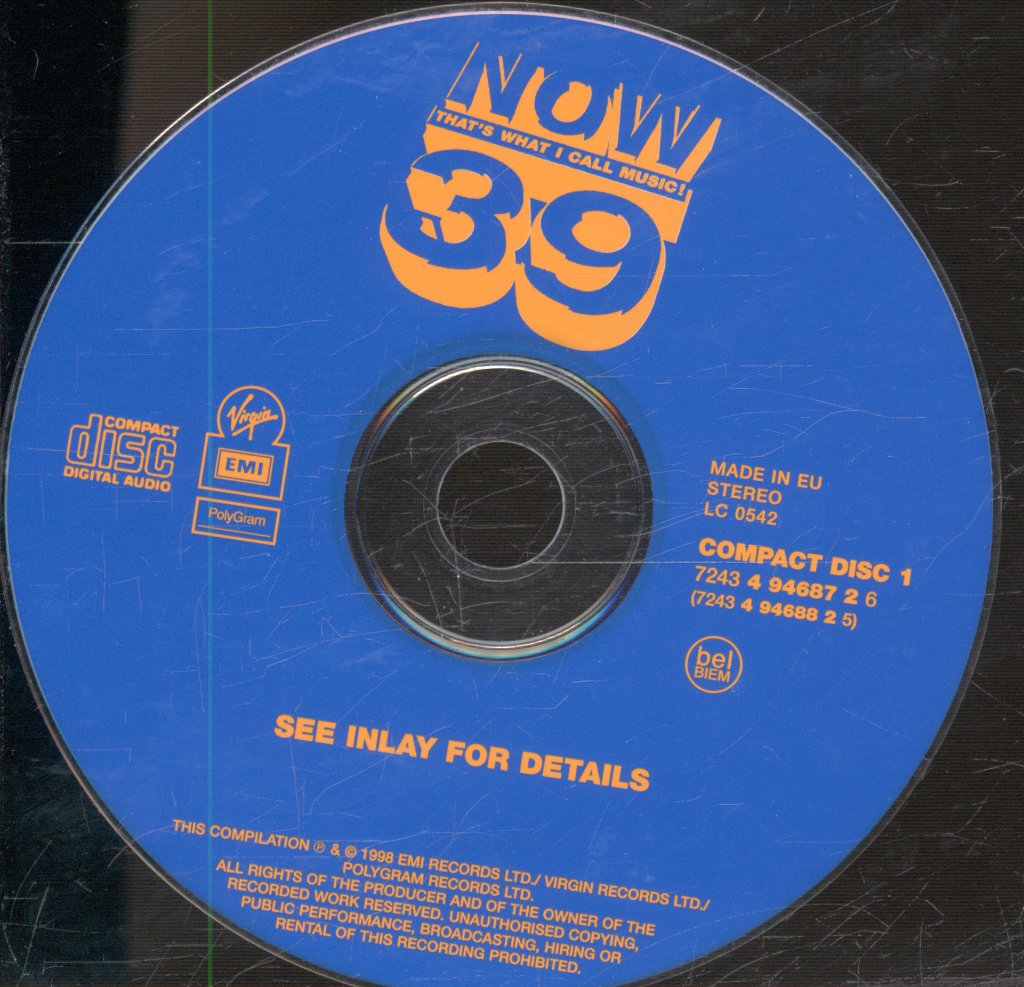 Various Artists - Now That's What I Call Music! 39 - Double Cd – Vinyl Tap