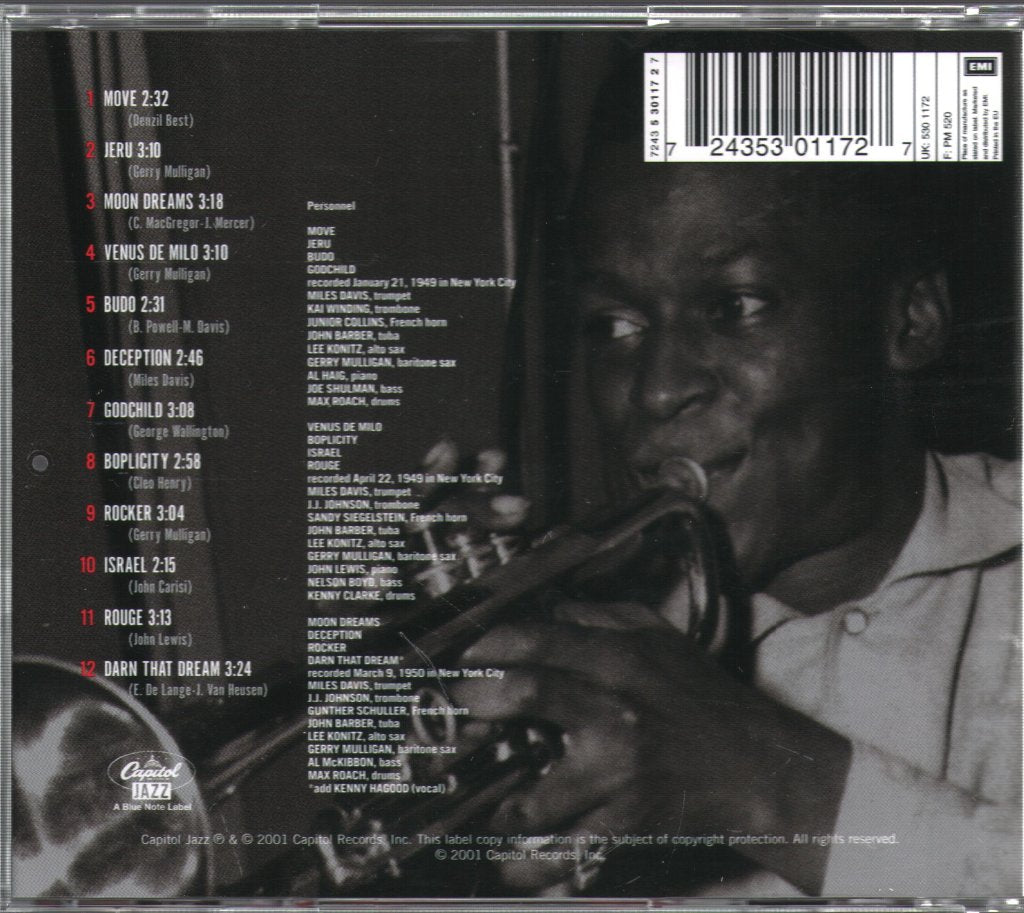 Miles Davis - Birth Of The Cool - Cd – Vinyl Tap
