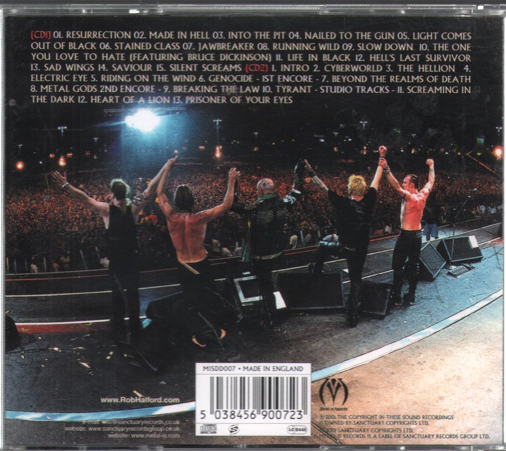 Halford - Live Insurrection - Double Cd – Vinyl Tap