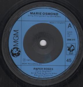 Marie Osmond - Paper Roses - 7 Inch – Vinyl Tap