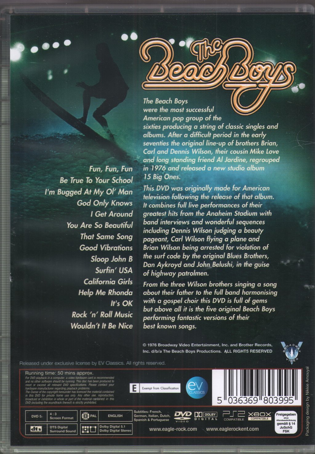 Beach Boys - Good Vibrations Tour - Dvd – Vinyl Tap