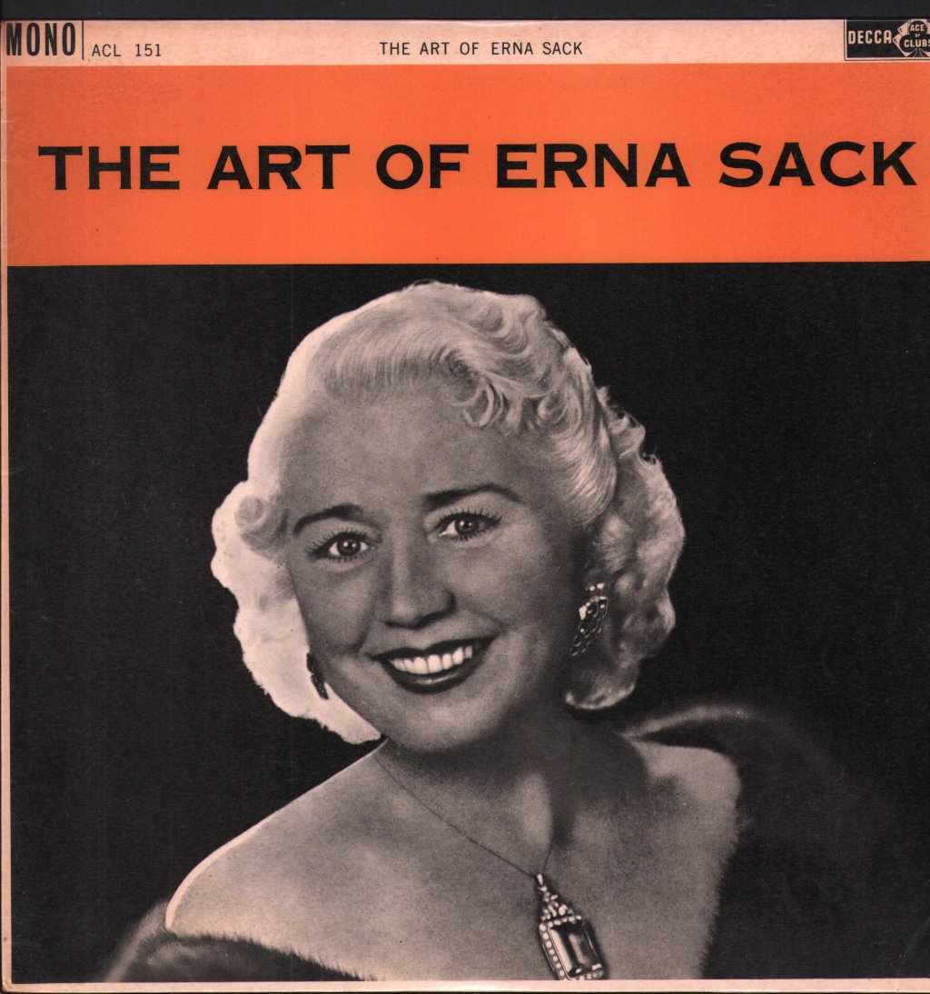 Erna Sack - Art Of Erna Sack - Lp – Vinyl Tap
