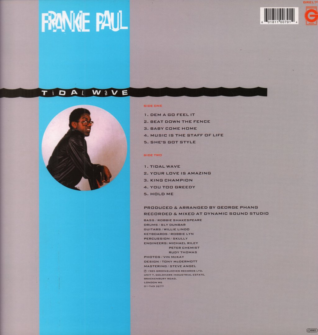 Frankie Paul - Tidal Wave - Lp – Vinyl Tap