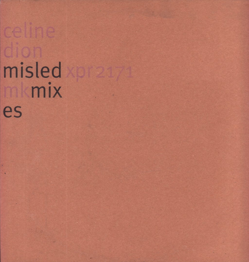 Céline Dion - Misled MK Mixes - 12 Inch – Vinyl Tap