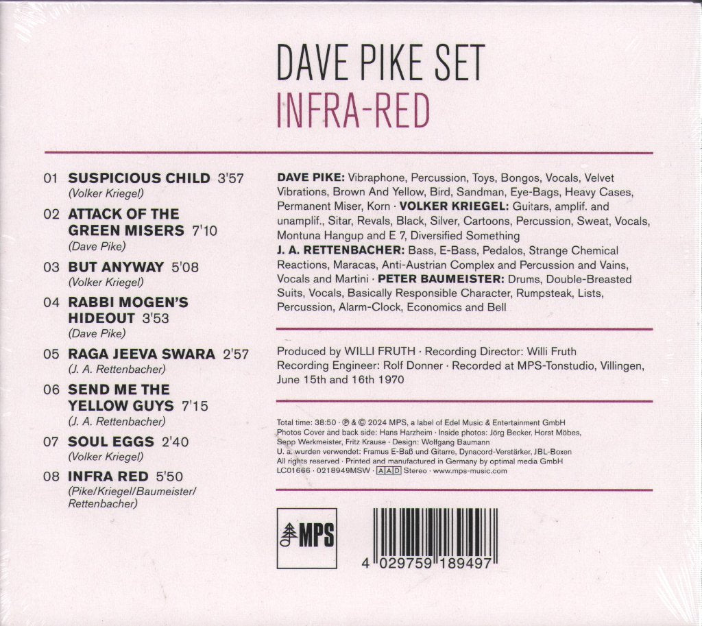 Dave Pike Set - Infra-Red - Cd – Vinyl Tap